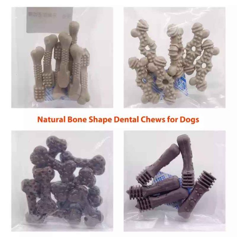 Natural Bone Shape Chewable Treats for Dogs - HsViko Pet Supplements
